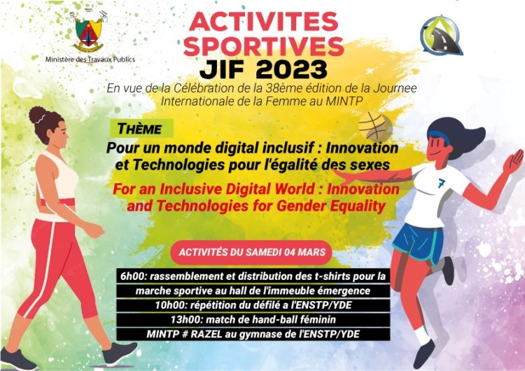 Cameroun-Jif 2023 : les activités sportives en perspectives ministère des Travaux publics - 237infos