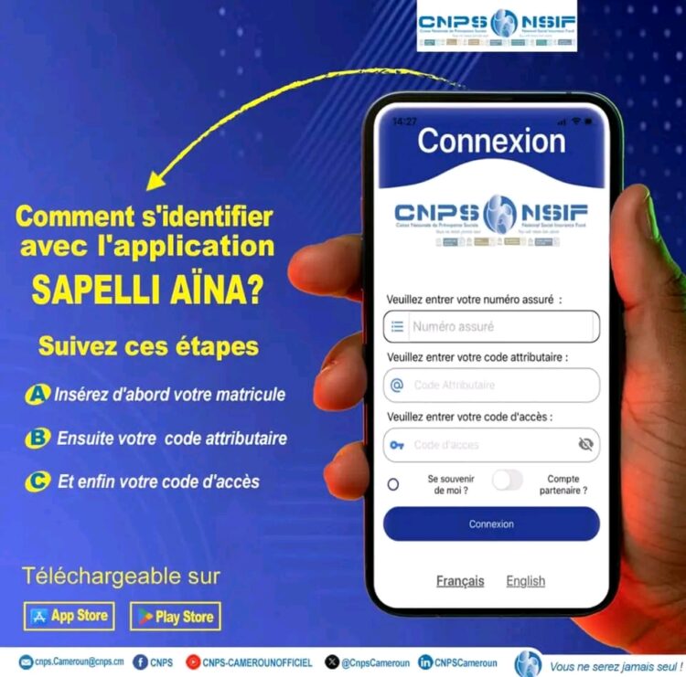 CNPS Cameroun : comment s’identifier avec l’application Sapelli Aïna ...